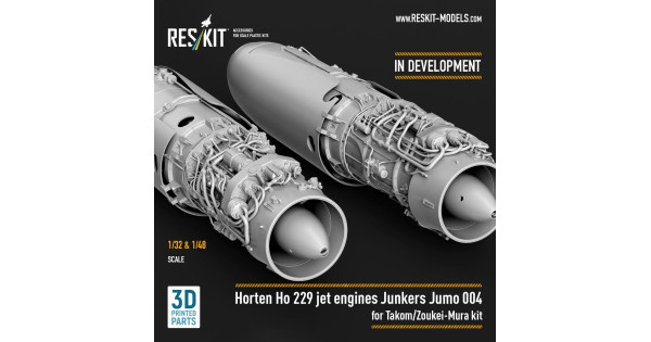 Blog - Horten Ho 229 jet engines – Junkers Jumo 004 sets in 1/32 and 1/ ...